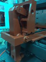 China Customized extrusion blow molding machine single station with IML system for sale