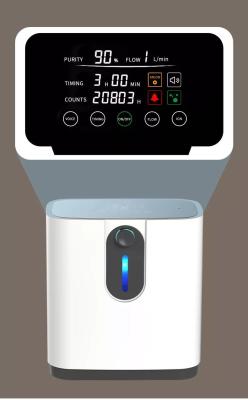 China Adjustable AMONOY Portable O2 Concentrator Low Noise Home 1 - 5L for sale