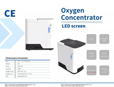 China Class II Portable Oxygen Equipment 7 Liter Oxygen Generator Machine For Hospital for sale