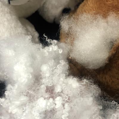 China 64mm Length Solid Polyester Staple Fiber For Filling Mattress / Sofa / Toy for sale
