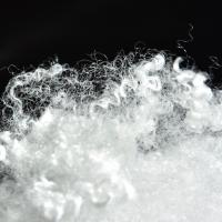China Eco Friendly Regenerated Polyester Staple Fiber White Color With High Resiliency for sale