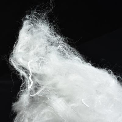 China Virgin High Elastic Hollow Conjugated Polyester Staple Fiber 15dx64mm for sale