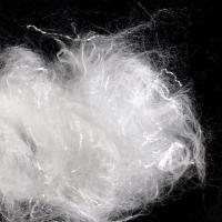 China Antibacterial Corn Fiber , Siliconized Polylactic Acid Biodegradable Fiber 2D×51mm for sale
