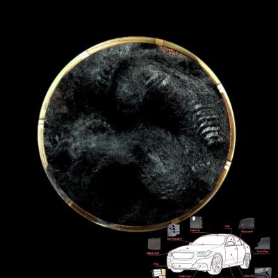 China Soft Low Melt Polyester Staple Fiber Psf Black for sale