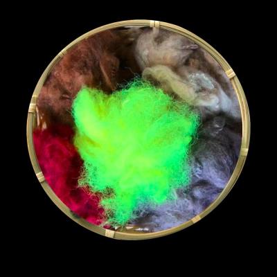 China Environmental Protection Dope Dyed Polyester Staple Fiber Non Siliconized For Spinning for sale