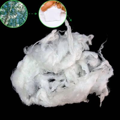 China Antibacterial Raw White Stuffing Polyester Staple Fiber 38mm Length for sale
