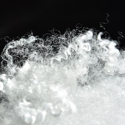 China 64MM 3 Denier Polyfill Polyester Fiber Padding Non Fluorescent Abrasion Resistant for sale
