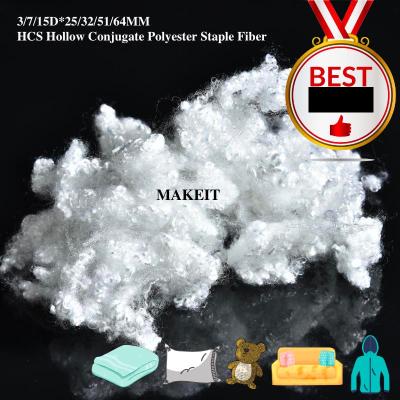 China High Tenacity Close Virgin Polyester Staple Fiber Raw White For Toy for sale