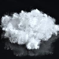 China Short Cut Polyester Staple Fiber White Color For High End Padding for sale