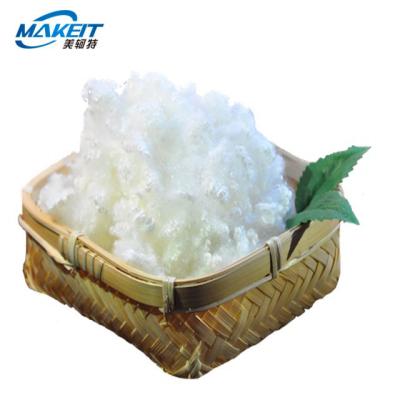 China 64MM 3 Denier Padding Polyfill Polyester Fiber Stuffing Non Fluorescent Abrasion Resistant for sale