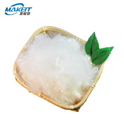 China 64mm Bottle Flakes Regenerated Recycled Polyester Staple HCS Fiber for sale