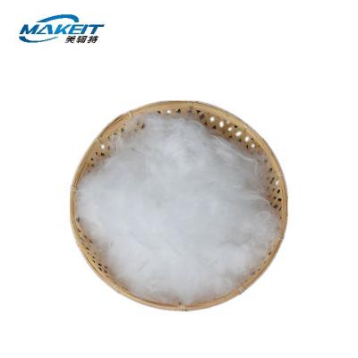 China SGS PET Chips Siliconized Polyester Fiber White Colors With High Bulkiness for sale