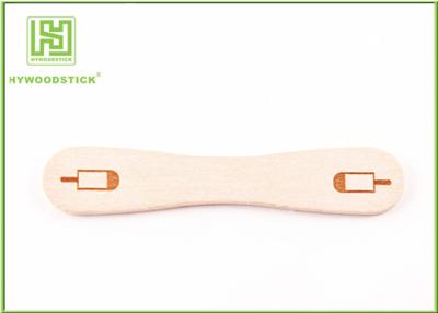 China Plain Cute Ice Cream Cup Wooden Spoon , 94mm Ice Cream Candy Sticks Craft for sale
