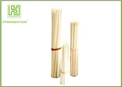 China Multi - Function Wooden Kabob Skewers , Dried Round Party Cocktail Sticks for sale