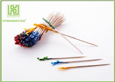 China Multi - Function Decorative Food Toothpicks Fancy Cocktail Sticks For Dessert Buffet for sale