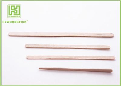 China Natural Color Tea Stir Sticks Straight Edge , Personalized Drink Stirrers Non Glazes for sale