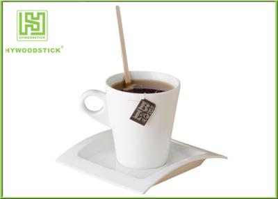 China Safety Wooden Coffee Stirrer Sticks Eco - Friendly Mixed Drink Stirrers For Party for sale