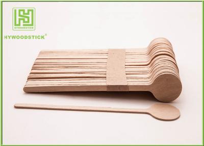 China Customized Logo Printed Wooden Coffee Stirrer Sticks Wooden Coffee Spoon 1000pcs / Box for sale