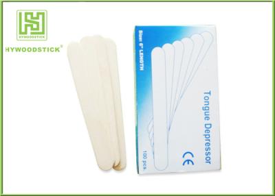 China Wooden Tongue Depressor Individual Paper Wrapped EO Sterilize Disposable Spatula for sale