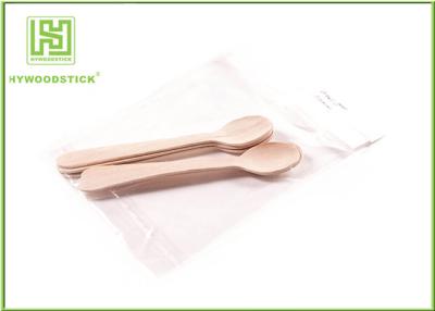 China Healthy Birch Wooden Disposable Cutlery , Personalized Wooden Spoon Set For Home for sale