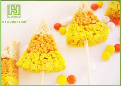 China Colorful Wooden Corn Dog Sticks , Wooden Food Sticks For Baking 100pcs / Bag for sale
