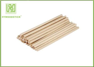China Odorless Wooden Marshmallow Sticks , Thick Hot Dog Sticks For BBQ Shop for sale