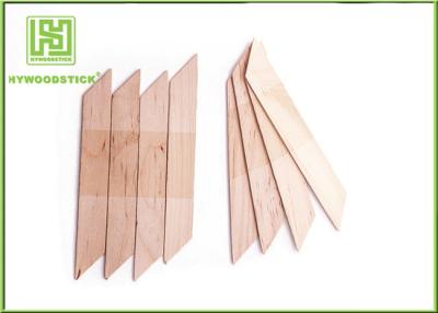 China Healthy Mini Wooden Waxing Spatulas Nose Wax Applicator Blade Round Edge for sale