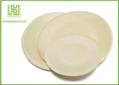 China Wedding Disposable Plates Eco Friendly Tableware , Food Grade Wooden Party Plates for sale
