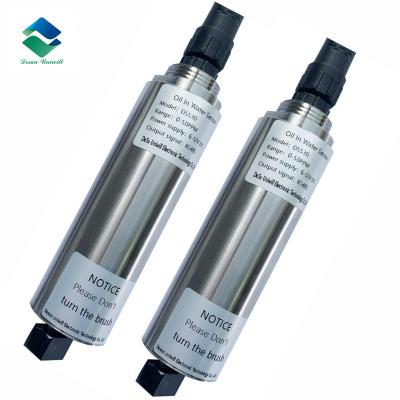 China RS485 Fluorescence Oil in Water Sensor 0-50ppm Online Oil in Water Monitor with Auto Cleaning for sale