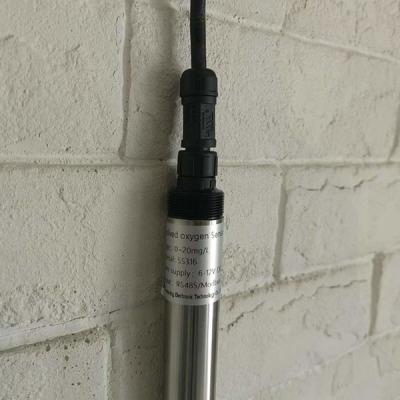 China Fluorescence Dissolved Oxygen Sensor 4-20mA Output 0-20mg/L for Ponds IP68 for sale