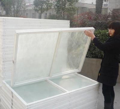 China GFRP Window Shutters with Support Bar for Chemical Corrosion Resistance Max 1.0m x 3.0m for sale