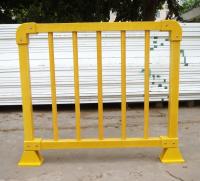 China Chemical Resistant Pultruded GFRP Handrail Fence Insulated Nonconductive 2m Length for sale