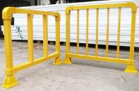 China Chemical Resistant Pultruded GFRP Handrail Fence Insulated Nonconductive 2m Length for sale