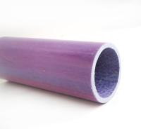 China Smooth Surface Strength FRP Pultrusion Round Shape Hollow Tubes for Customized Length for sale