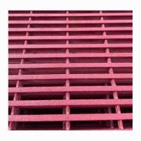 China Pultruded FRP Grating Non-Slip Walkway 25mm 38mm 50mm High GFRP Grating Access System for sale