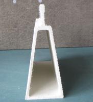 China T120C FRP Fiberglass Floor Beam 120mm High for Livestock Slat Flooring Support for sale