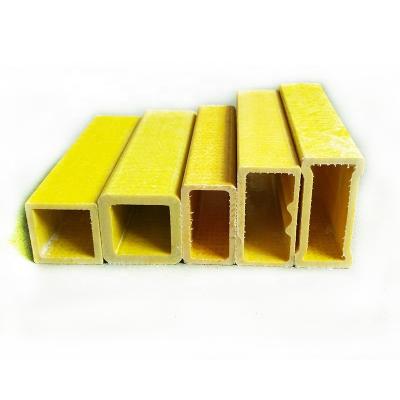 China Customized High Strength FRP Pultrusion Rectangular Tube 19x19mm to 110x50mm for sale
