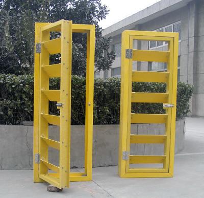 China Finished Insulated FRP Door for Electricity Safety Gate Industrial Fiberglass Door Custom Sizes for sale