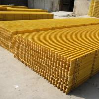 China Non-Conductive FRP Grate Fiberglass Bar Grating 38mm 50mm for Insulated Decking Floor for sale