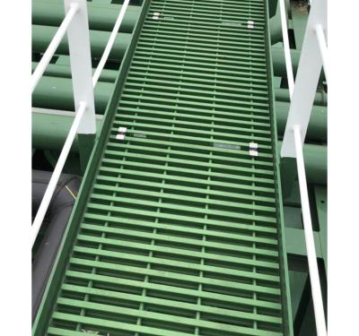 China Cutting Service for Low Maintenance FRP Grating Walkway in Industrial Access System for sale