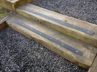 China Pultruded Fiberglass Anti-Slip Strips 50x4mm Flat High Strength FRP for Stairs for sale