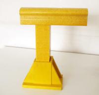 China 50mm FRP Square Tube Handrail for Wastewater Treatment Plant GRP Safety Fence for sale