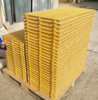 China 38mm High Strength FRP Pultrusion Grating with Large Support Span and 40% Open Area for sale