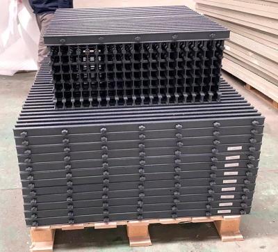 China Non-slip FRP Pultruded Grating 25mm to 65mm High for Industrial Walkways and Platforms for sale