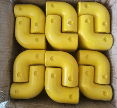 China FRP Handrail Fittings Connectors for 36mm 50mm Round Square Rail GRP Fence Accessories for sale