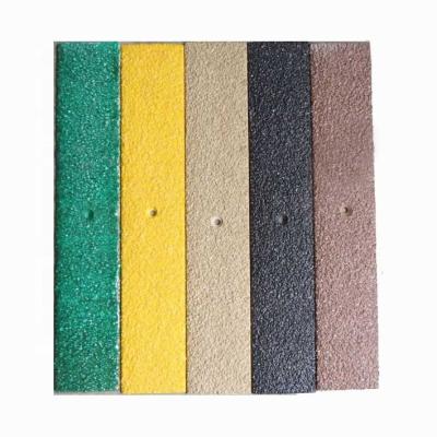China Antislip FRP Fiberglass Decking Strip 50mm 90mm 100mm Wide Cutting Processing Service for sale