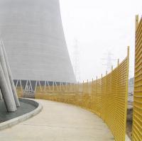 China Pultruded Fiberglass Profile for Cooling Tower GFRP Grating Walkway Handrail 11.6m for sale