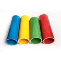 China Customized Colors Smooth Fiberglass Pultruded Composite Round Hollow Tubes 18mm to 150mm for sale