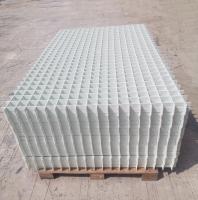China FRP Molded Grating 50x50mm Big Mesh Fiberglass Grille for Ventilation Fence for sale