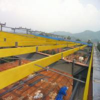 China Cutting Service GFRP Tube for Big Span High Strength Fiberglass Roof Support Beam FRP for sale